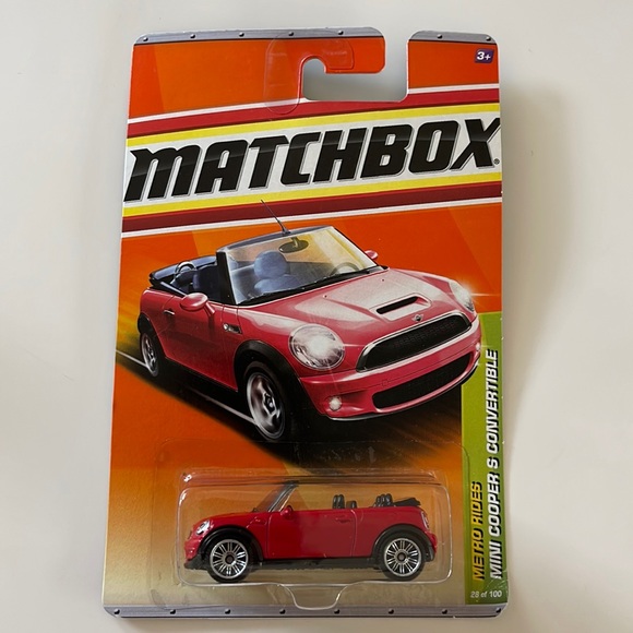 MATCHBOX | Toys | Matchbox Mini Cooper S Convertible Metro Rides 64 ...